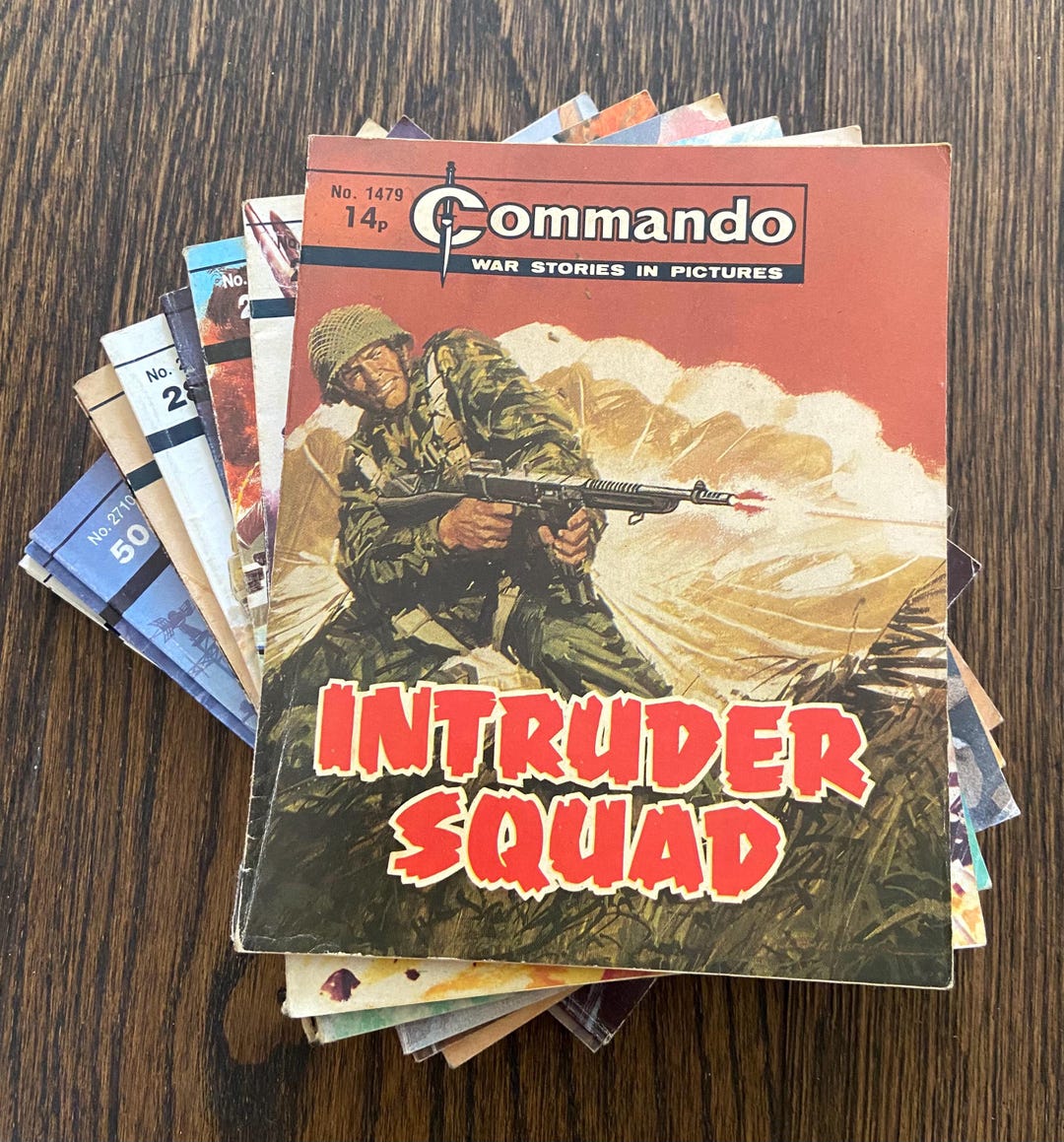 Vintage Commando War Stories in Pictures Comic Books - Etsy