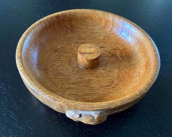 Exceptionally Rare Robert "mouseman" Thompson Oak Stool / Robert ...