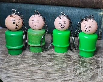 Fisher Price Little People Vintage Key Chain Cowboy Miniblings Retro ...