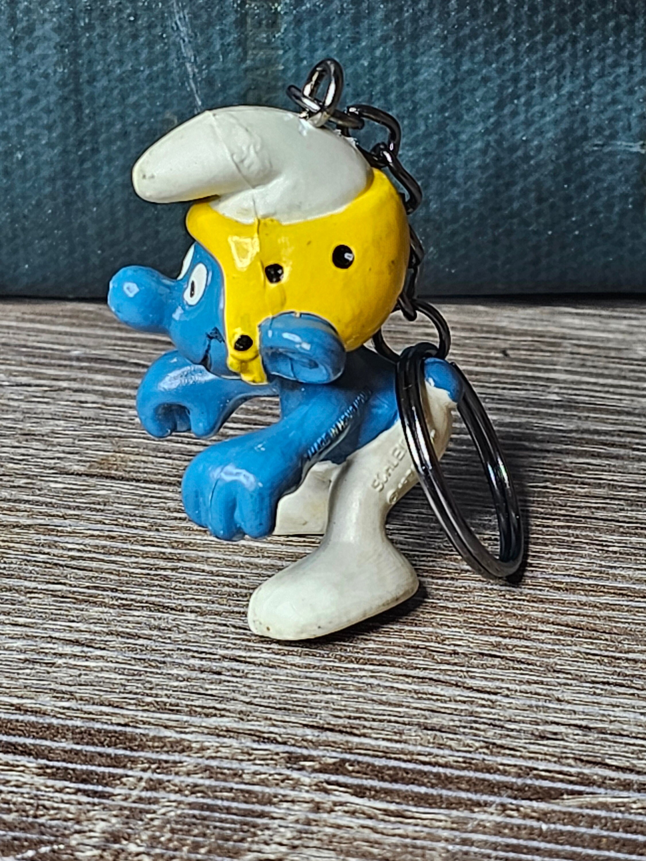 Vintage Wrestler Smurf Keychain - Etsy