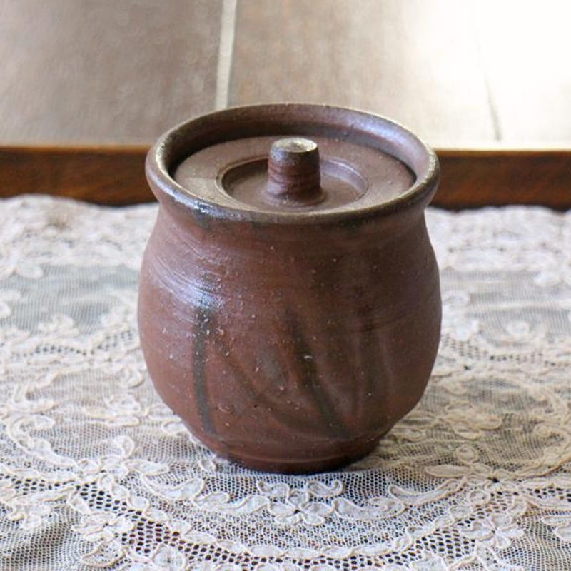 Bizen Ware Pot - Etsy UK
