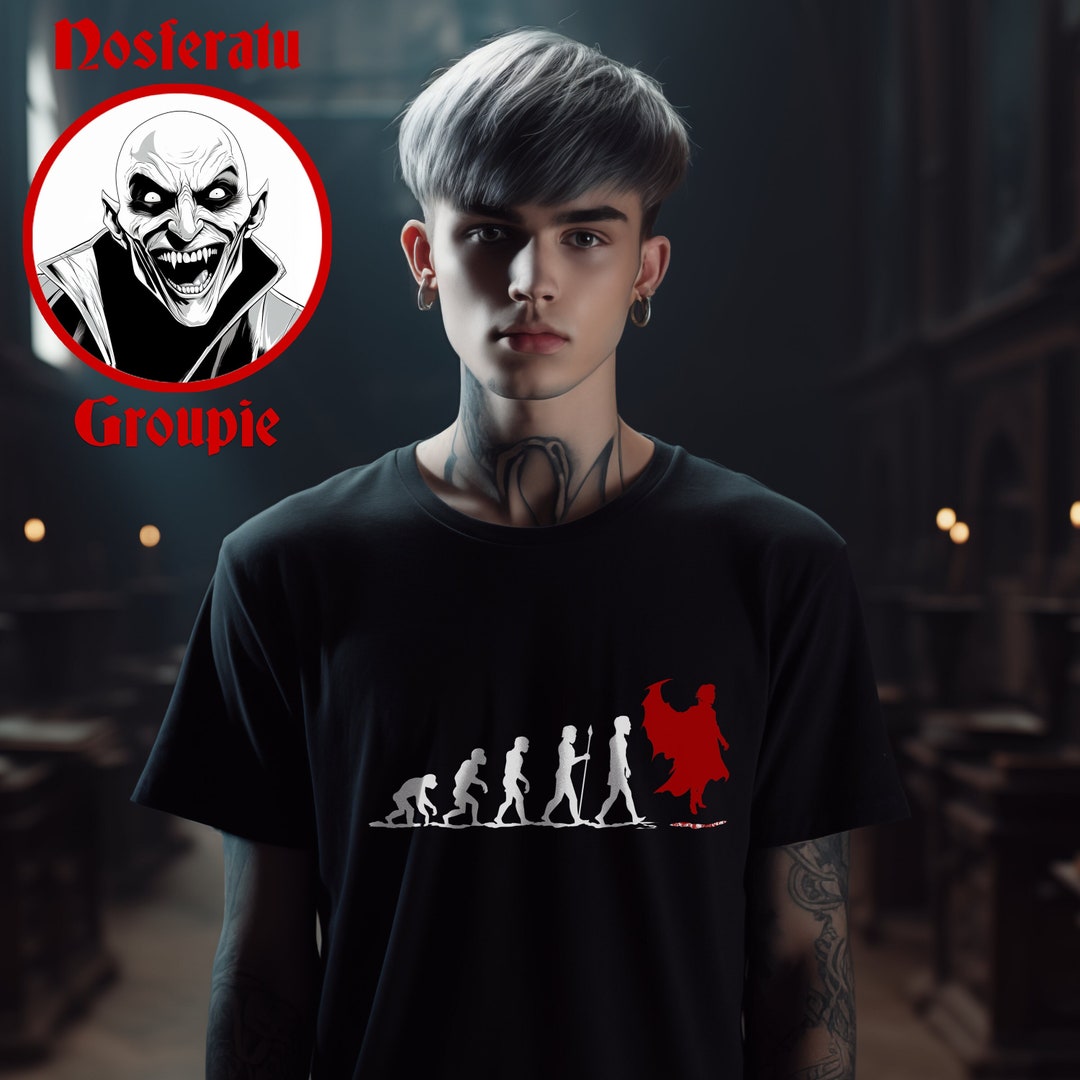 Nosferatu T-shirt the Evolution of Vampire Gothic T-shirt Dark ...