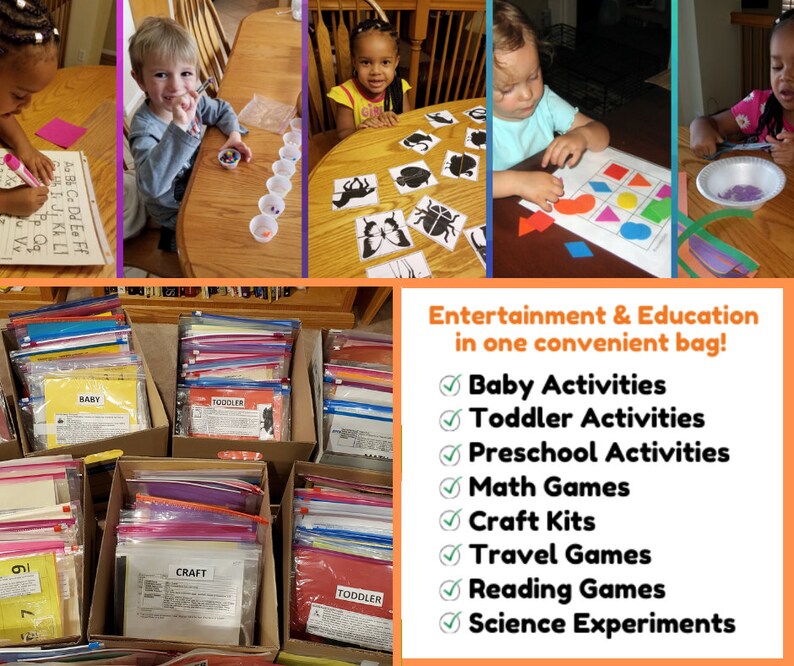 PRESCHOOL Activity Bags Swap 2 - Etsy