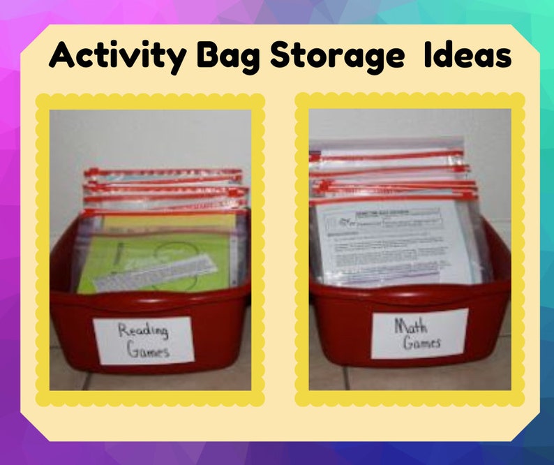 PRESCHOOL Activity Bags Swap 2 - Etsy