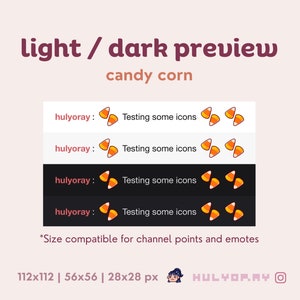 Candy Corn | Channel Point | Twitch Emote | Spooky Halloween | Trick or ...