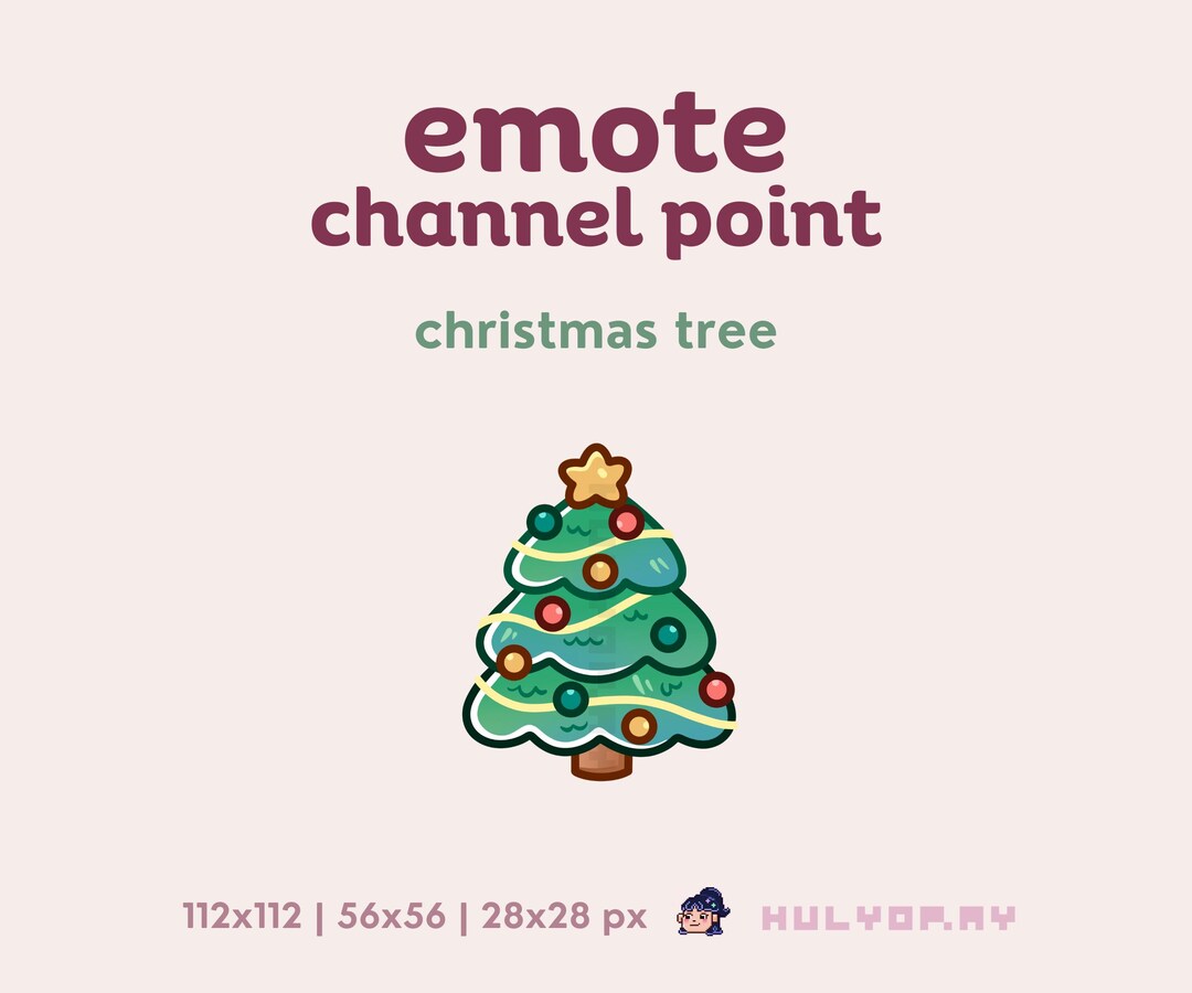 Christmas Tree | Channel Point | Twitch Emote | Noel | Star | Winter ...