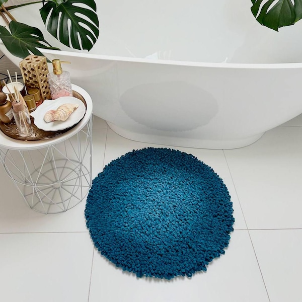 Round Bathroom Rugs Soft - Etsy