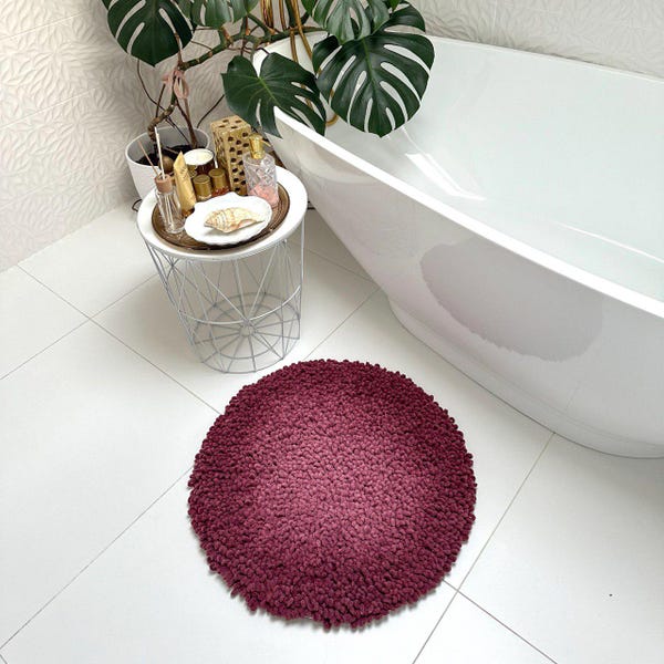 Round Bath Mat - Etsy