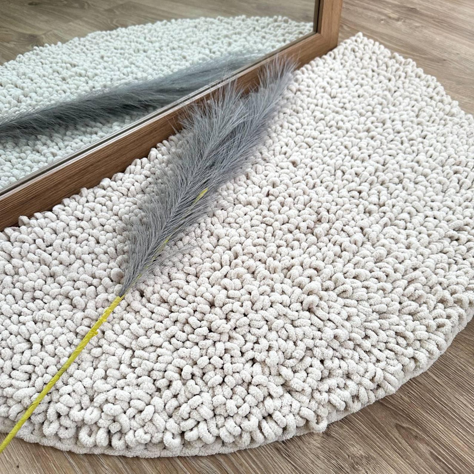 Stylish Semicircle Rug – Soft, Cozy & Versatile - Etsy