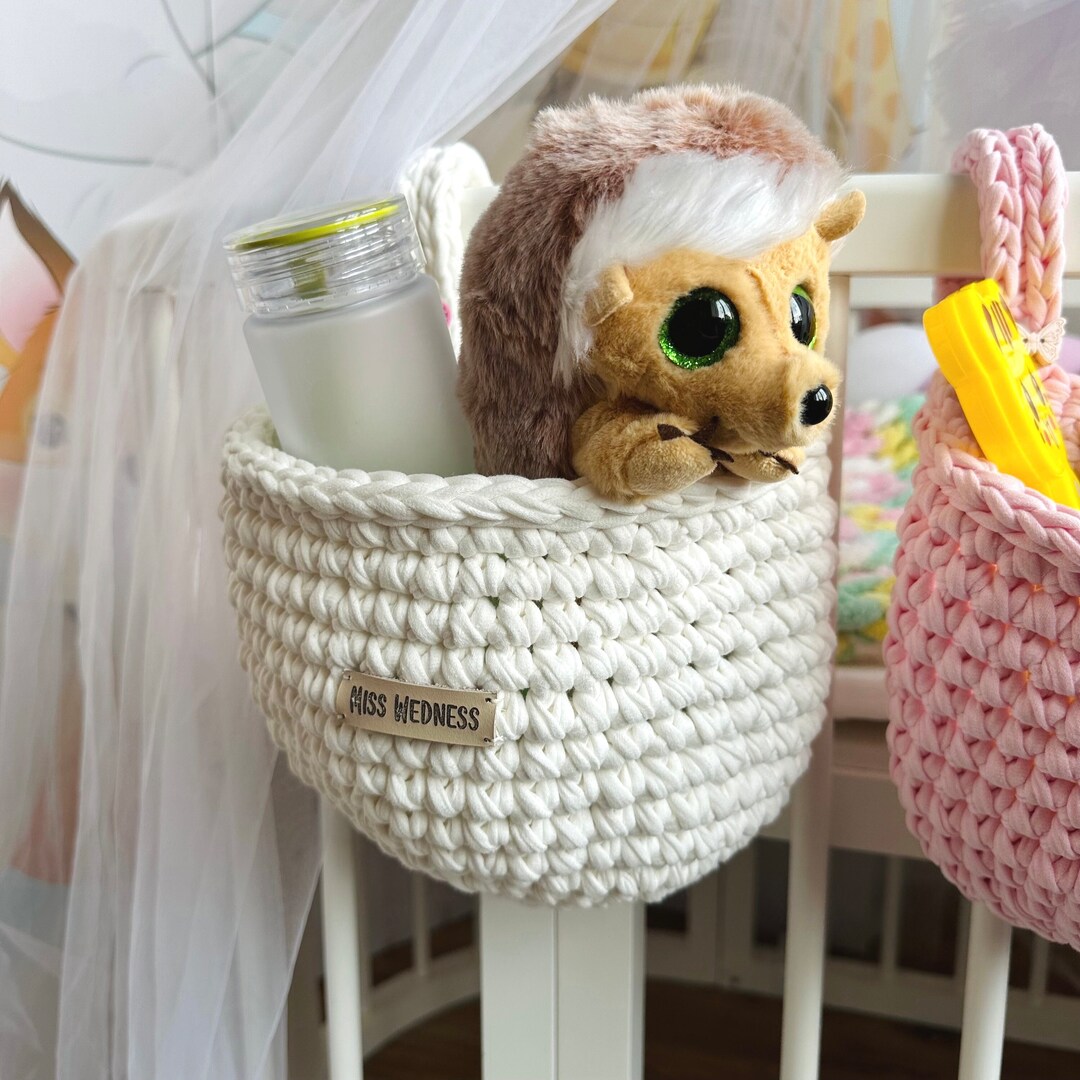 Crib Storage Solution: Hanging Baskets for Baby's Room, Baby Shower ...