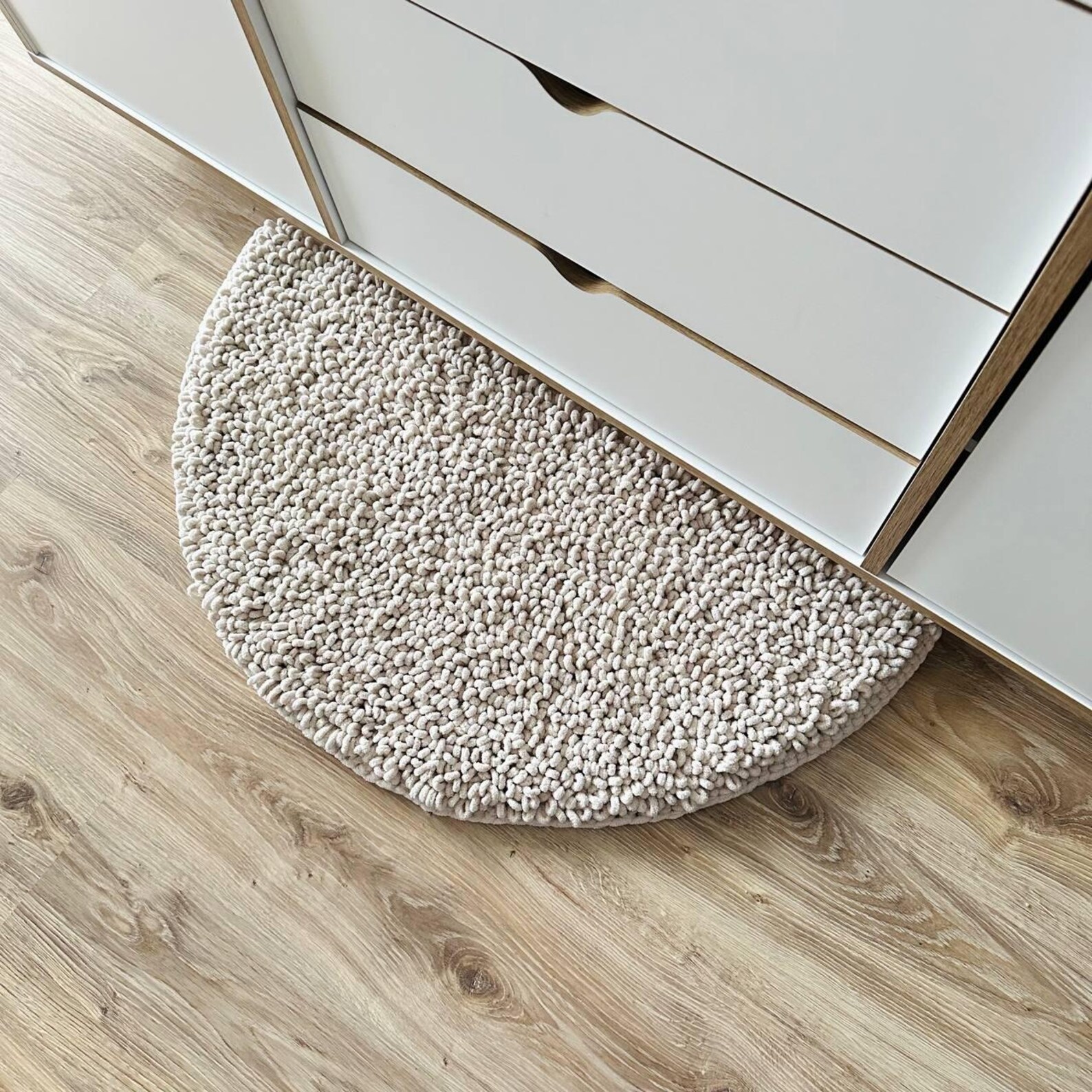 Stylish Semicircle Rug – Soft, Cozy & Versatile - Etsy