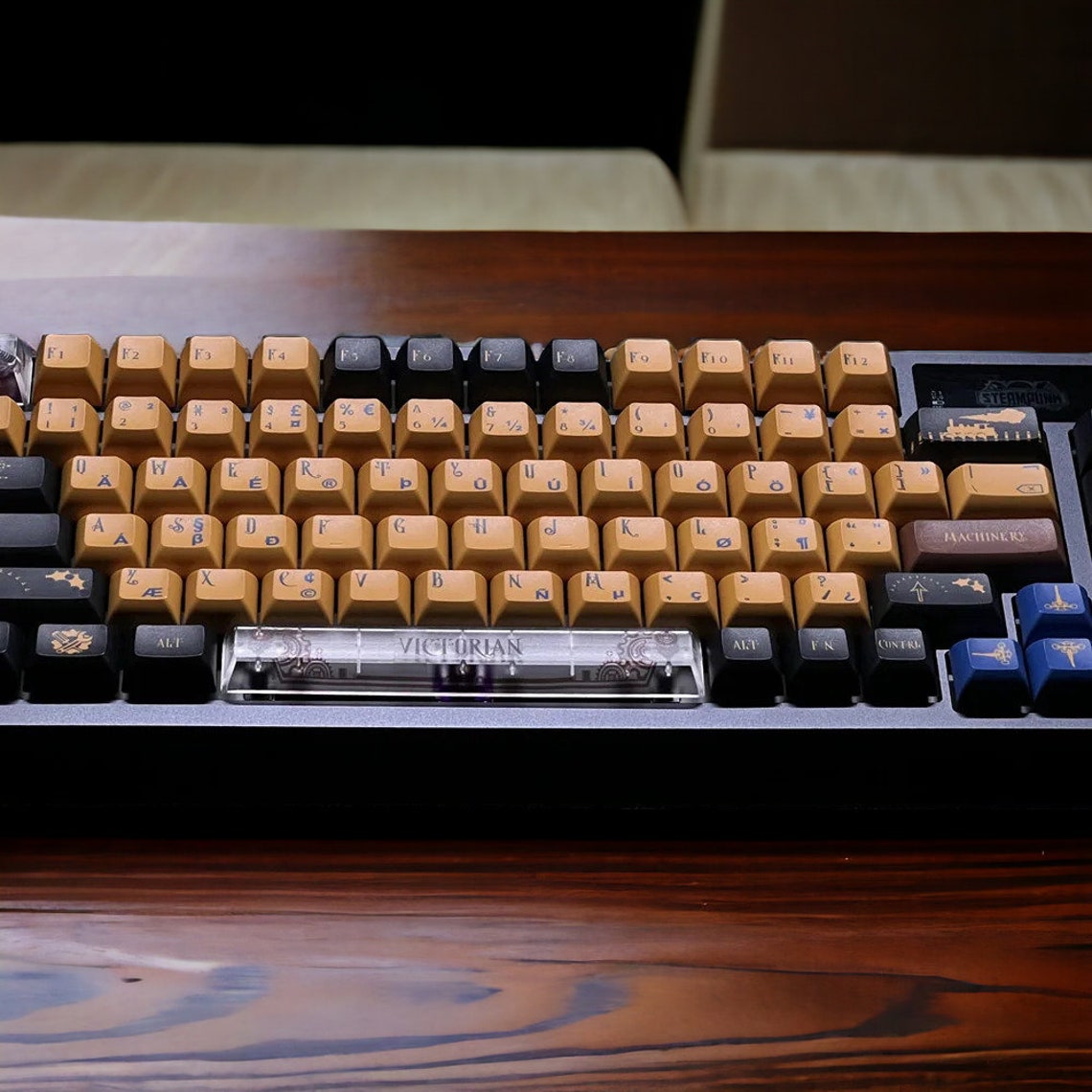 Steampunk Industrial Victorian Theme Cute Keycaps Set for Mechanical ...