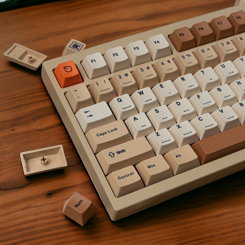 Coffee Themed Keyboard - Etsy