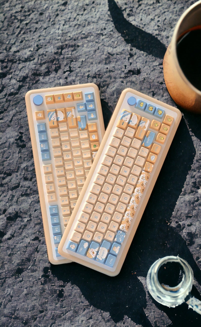 Adorable Cute Cool Yellow Duck Keycaps Set for Mechanical - Etsy