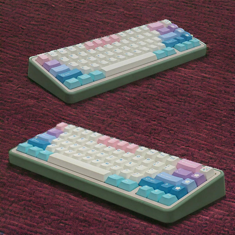 Fairy Pastel Magical Dream Gradient Keycaps Set for Mechanical - Etsy