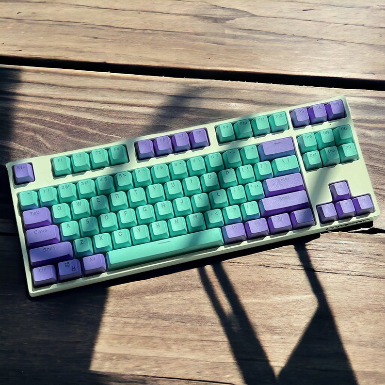 Two Color Classic Smooth Theme Cute Cool Keycaps Set for Mechanical ...