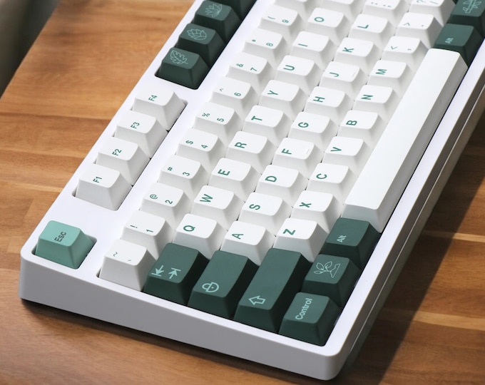 Green Keycaps | 109 Cherry Profile Keys for Mechanical Keyboards | Pc ...