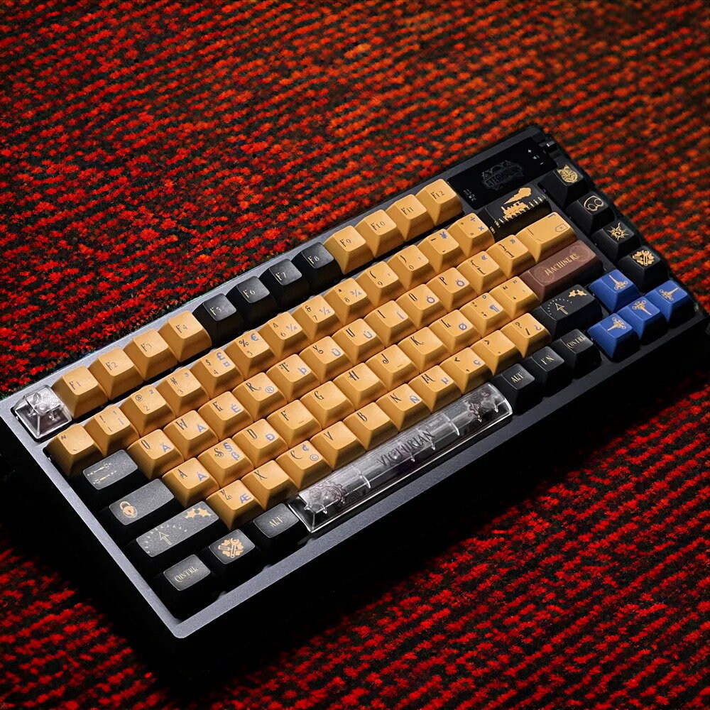 Steampunk Industrial Victorian Theme Cute Keycaps Set for Mechanical ...
