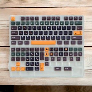 Sonic Resonance Bloom Waves Theme Cute Cool Keycaps Set for Mechanical ...