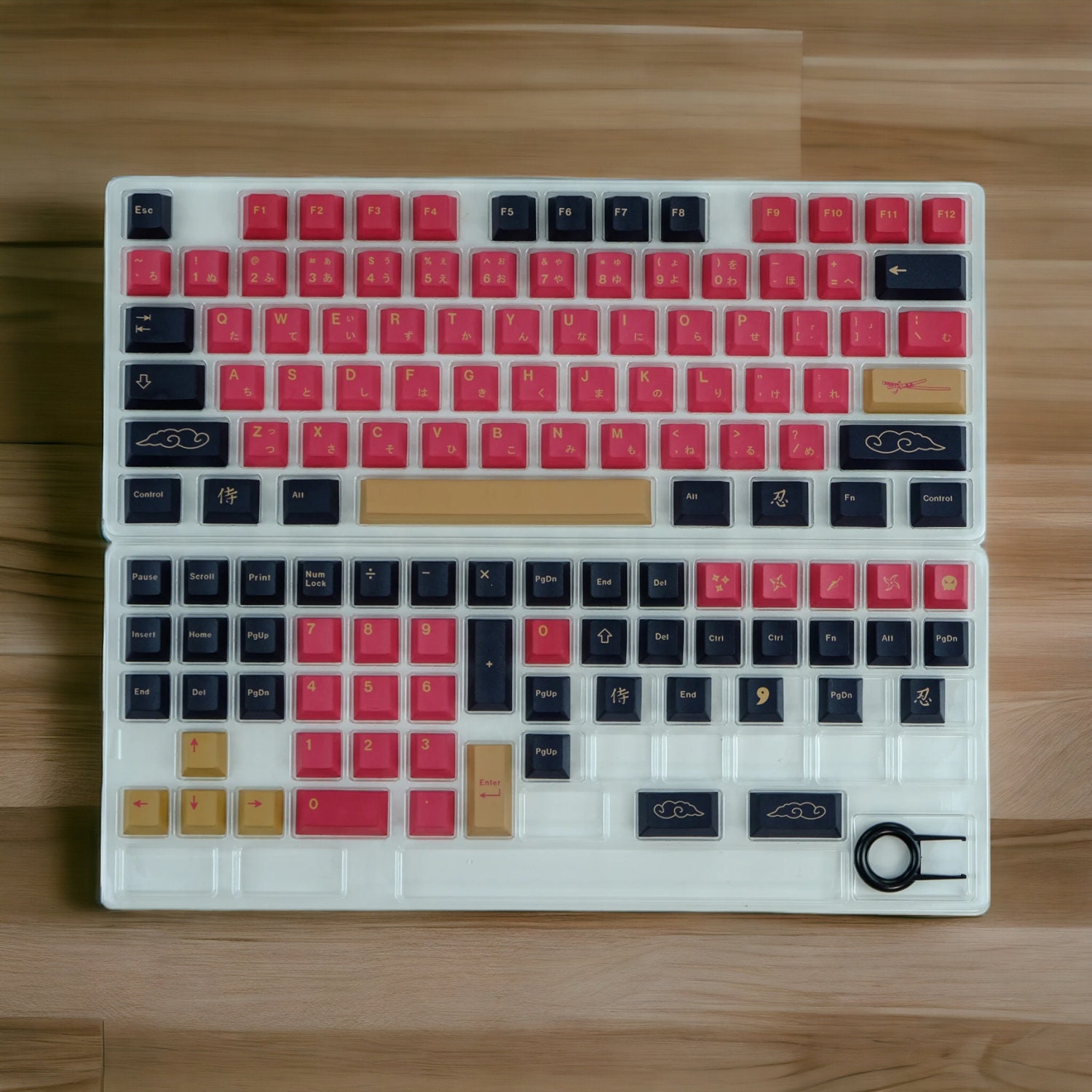 Samurai Ronin Katana Legend Theme Cute Cool Keycaps Set for Mechanical ...