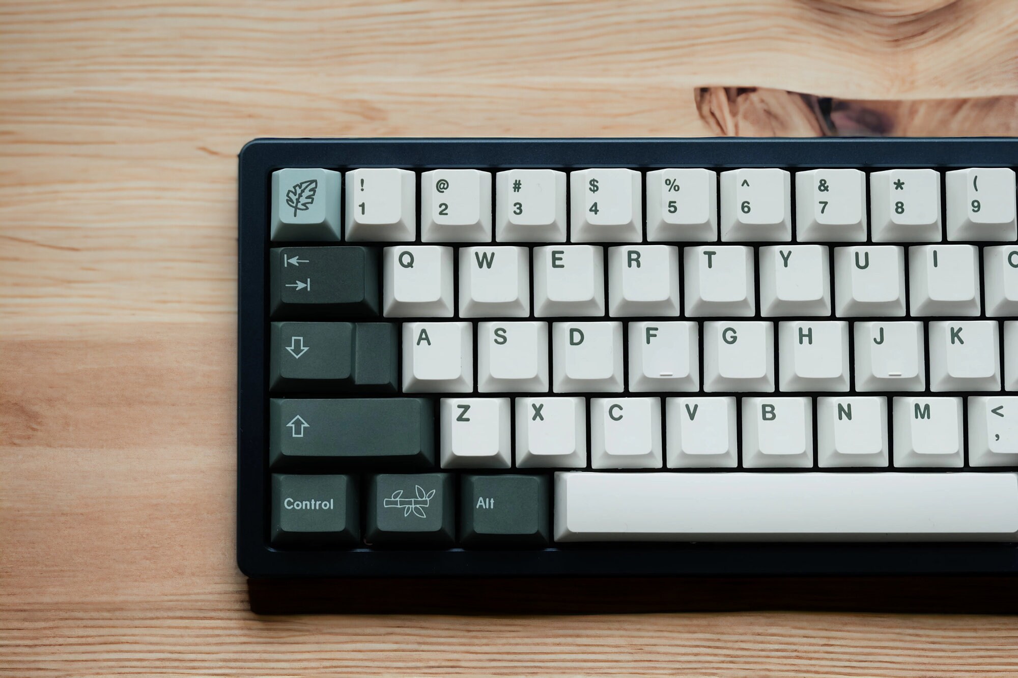 Tree Leaf Layers Botanical Theme Cute Cool Keycaps Set for Mechanical ...