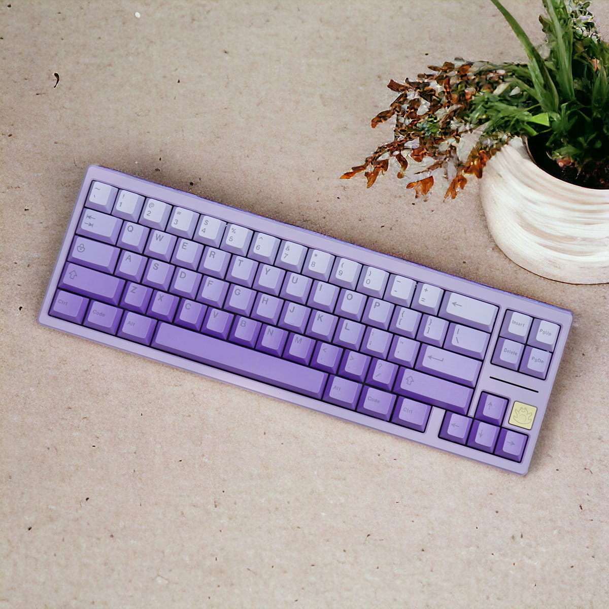 Purple Majesty Grape Crush Theme Cute Cool Keycaps Set for Mechanical ...
