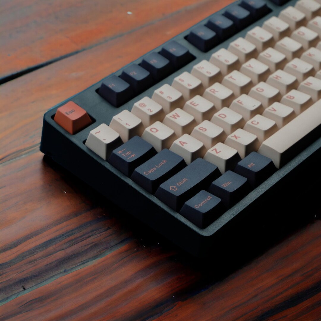 Thai Tea Modern Orange Theme Cute Cool Keycaps Set for Mechanical ...