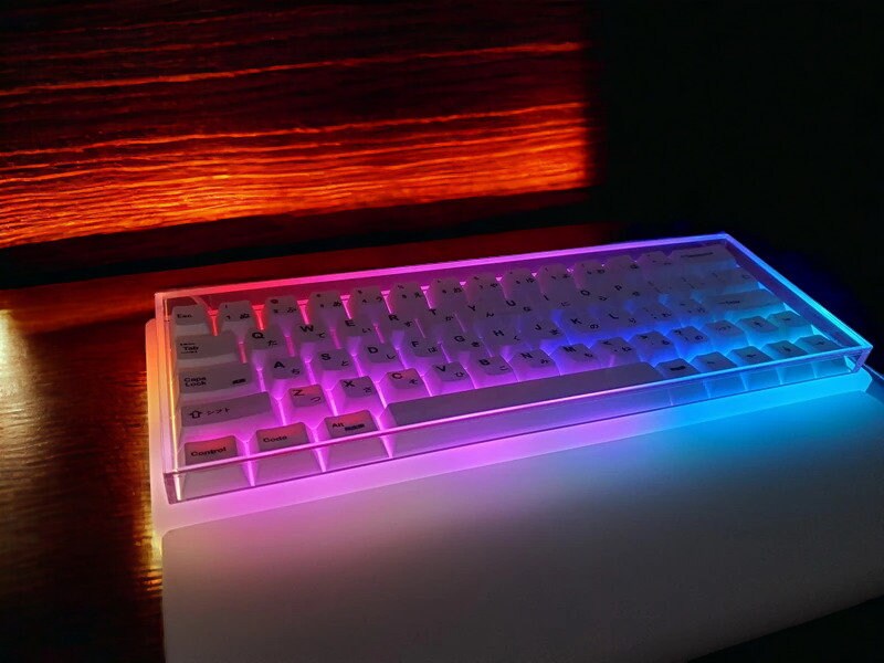 High Quality Acrylic Case for Mechanical Keyboards Dust Cover With 60 ...
