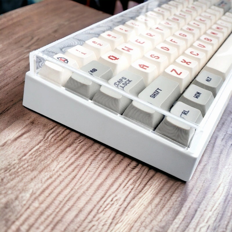 High Quality Acrylic Case for Mechanical Keyboards Dust Cover With 60 ...
