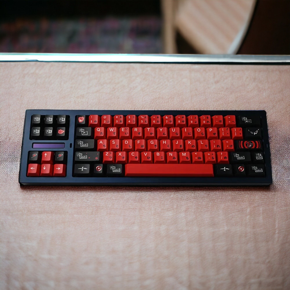 Persona Red Black Video Game Theme Keycaps Set for Mechanical Keyboard ...