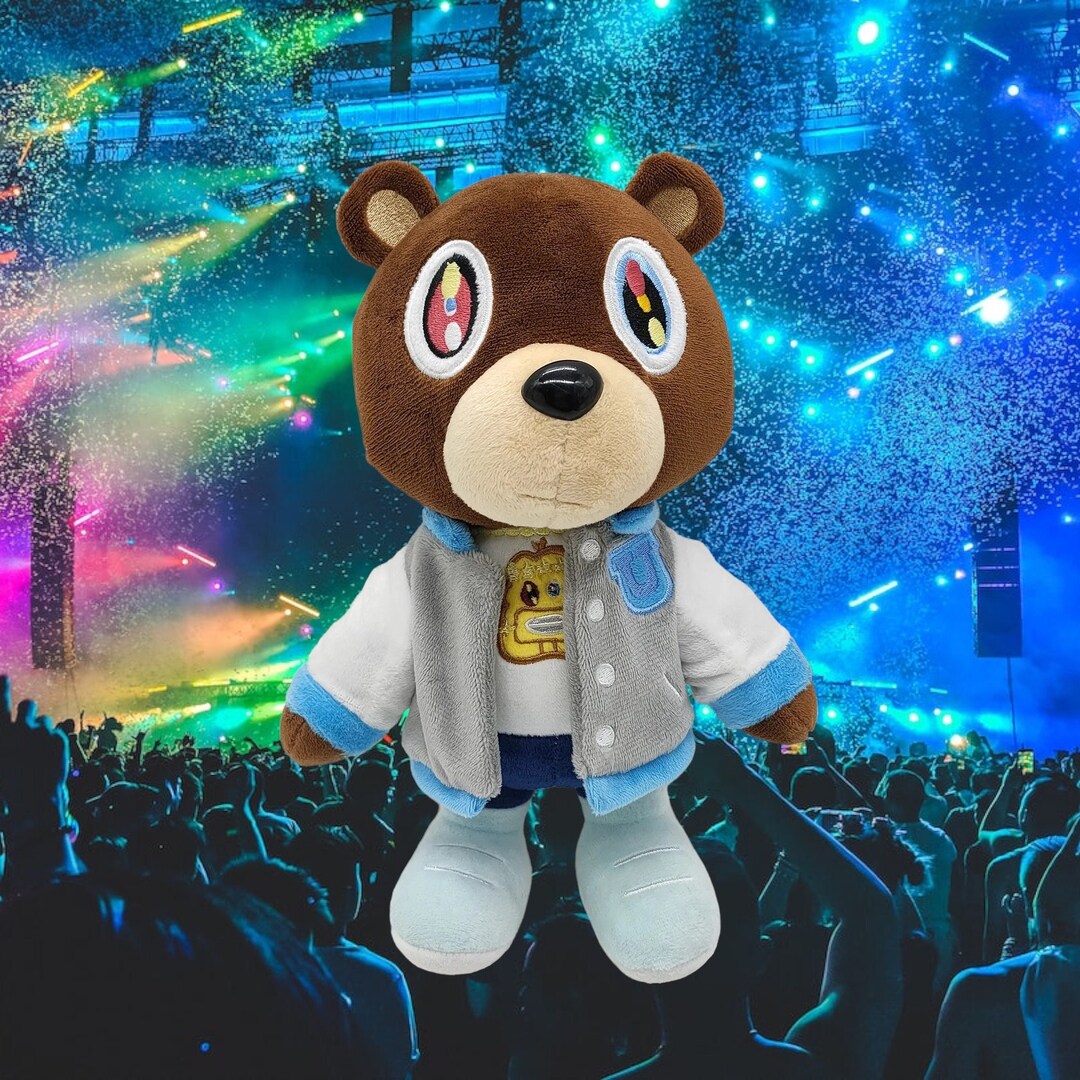 Graduation Ye Bear Teddy Bear Rapper Plush Kanye West - Etsy