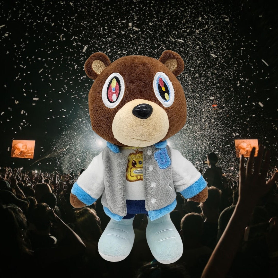 Graduation Ye Bear Teddy Bear Rapper Plush Kanye West - Etsy Canada