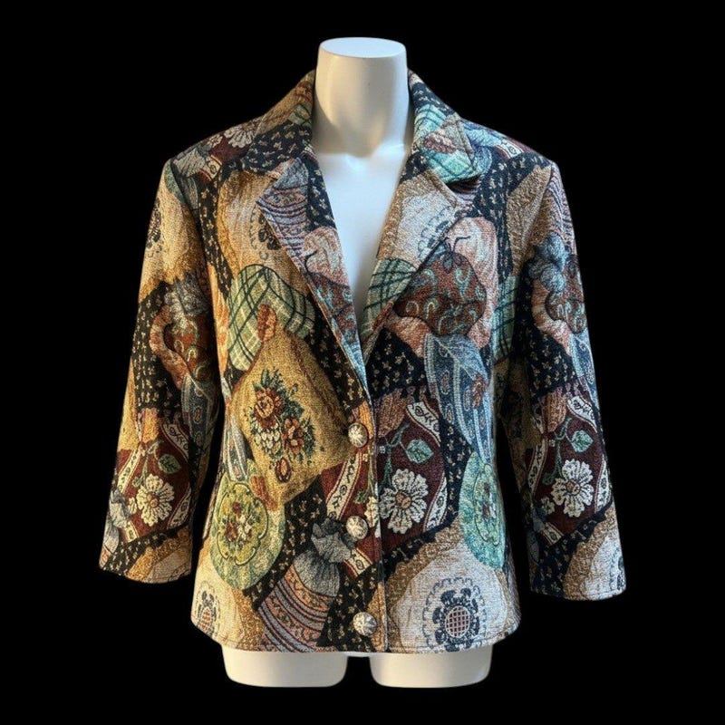 Tapestry Jacket - Etsy