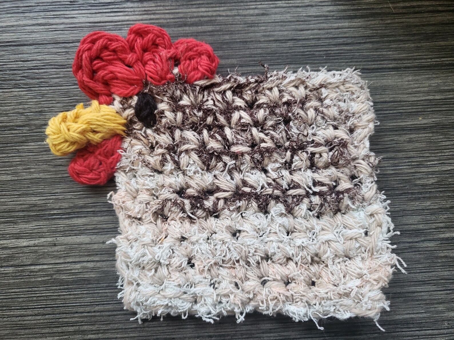 Dish Scrubbies Reuseable Chicken Farmhouse Homemade Crochet - Etsy