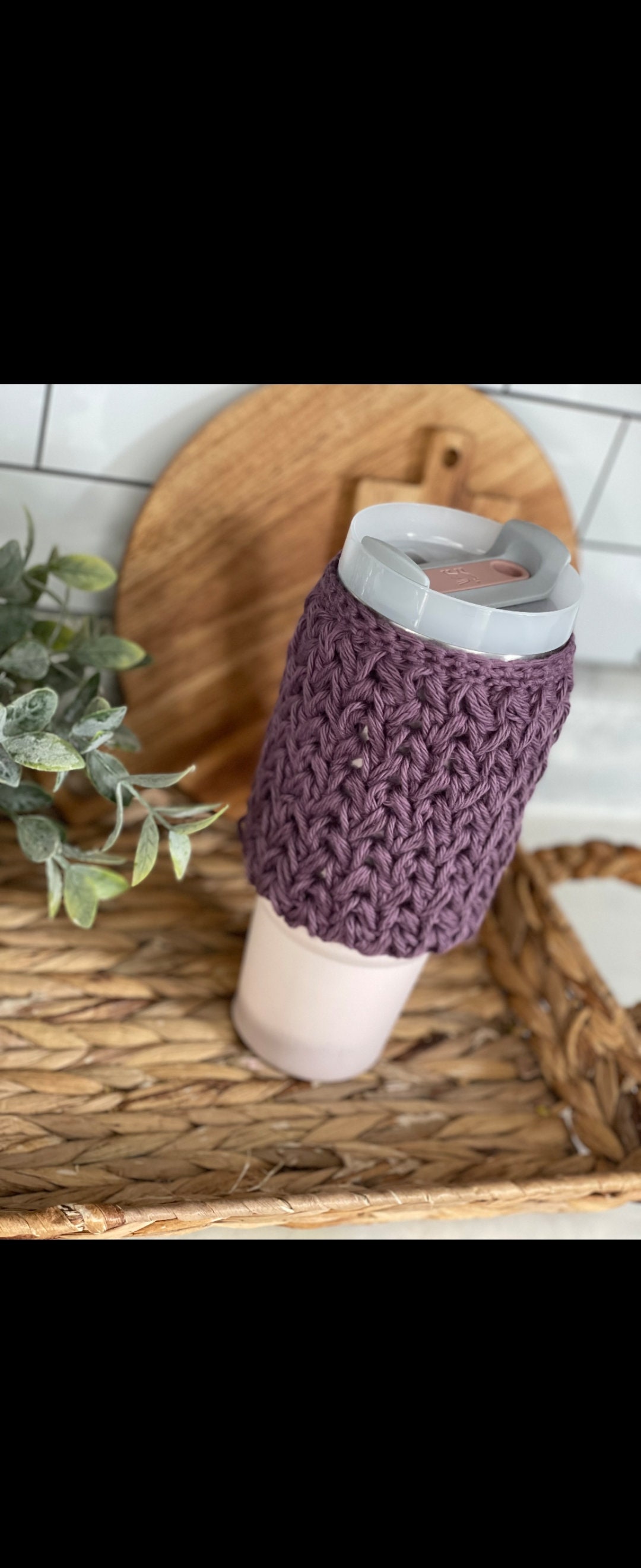 Stanley Pattern Crochet Sleeve Cozy 30 Oz - Etsy