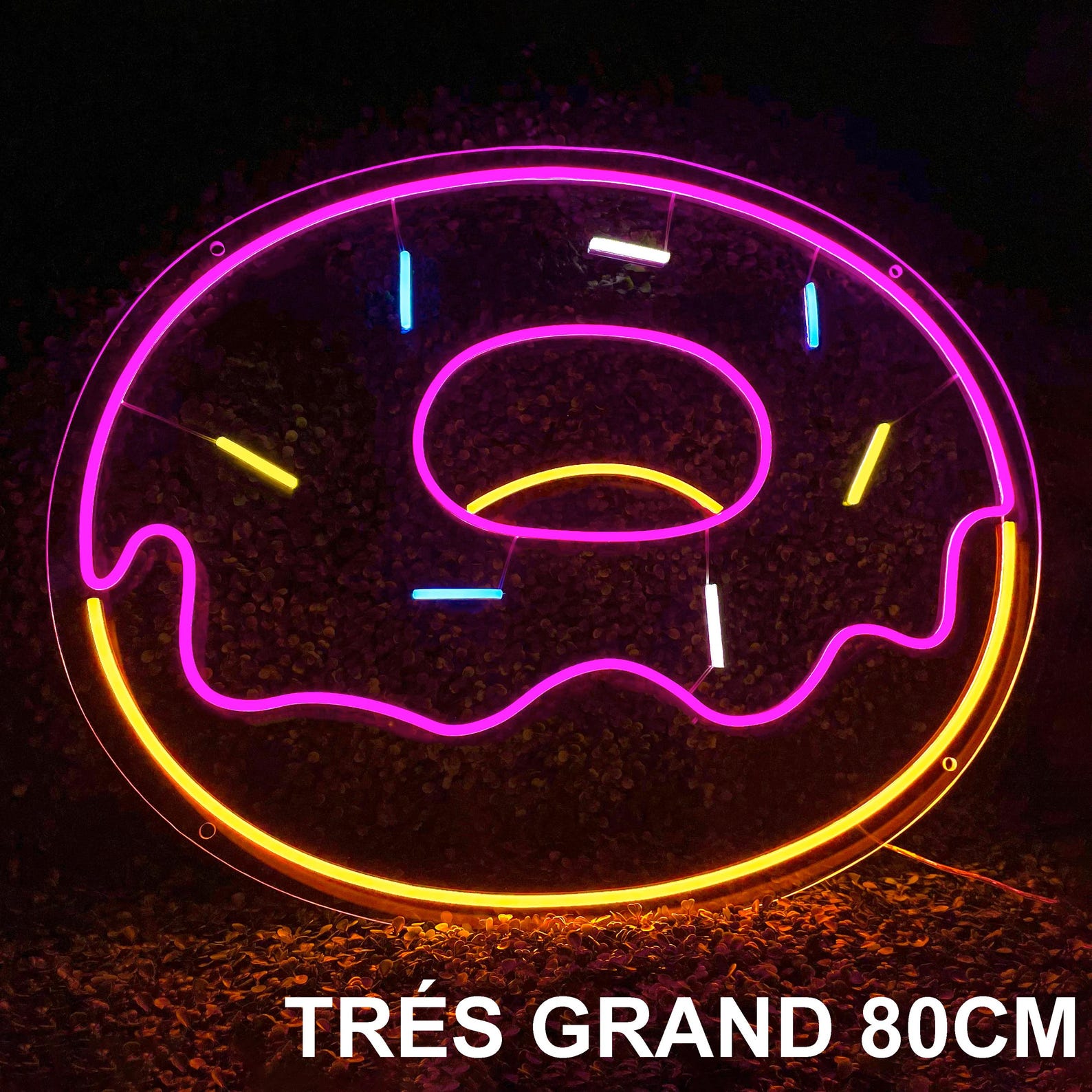 Enseigne Néon Donuts LED, néon cuisine, lumière néon, artisan néon artiste, enseigne lumineuse ...