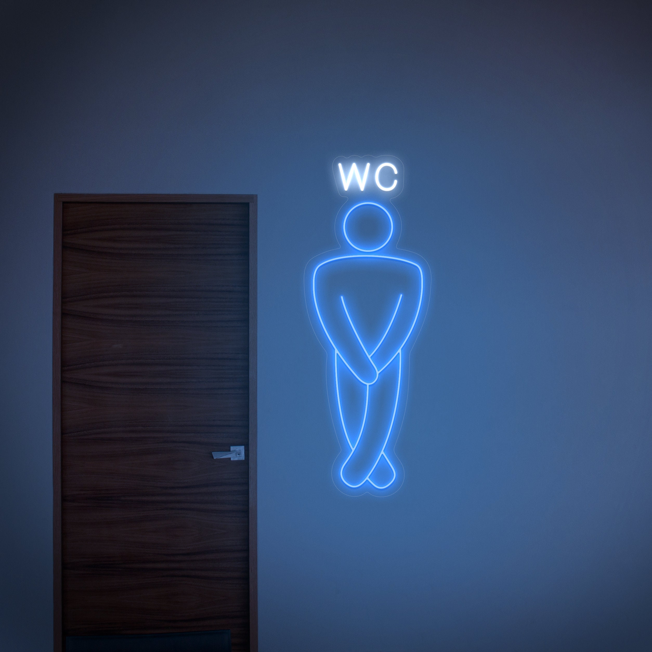 LED Men's WC Neon Sign, Neon Toilets, Professional Light Sign, Neon for ...
