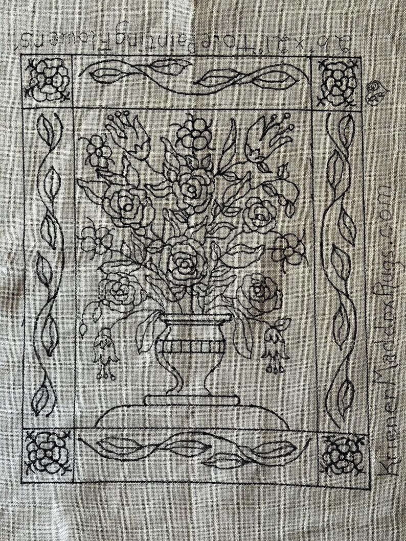 Tole Painting Flowers Pattern - Etsy