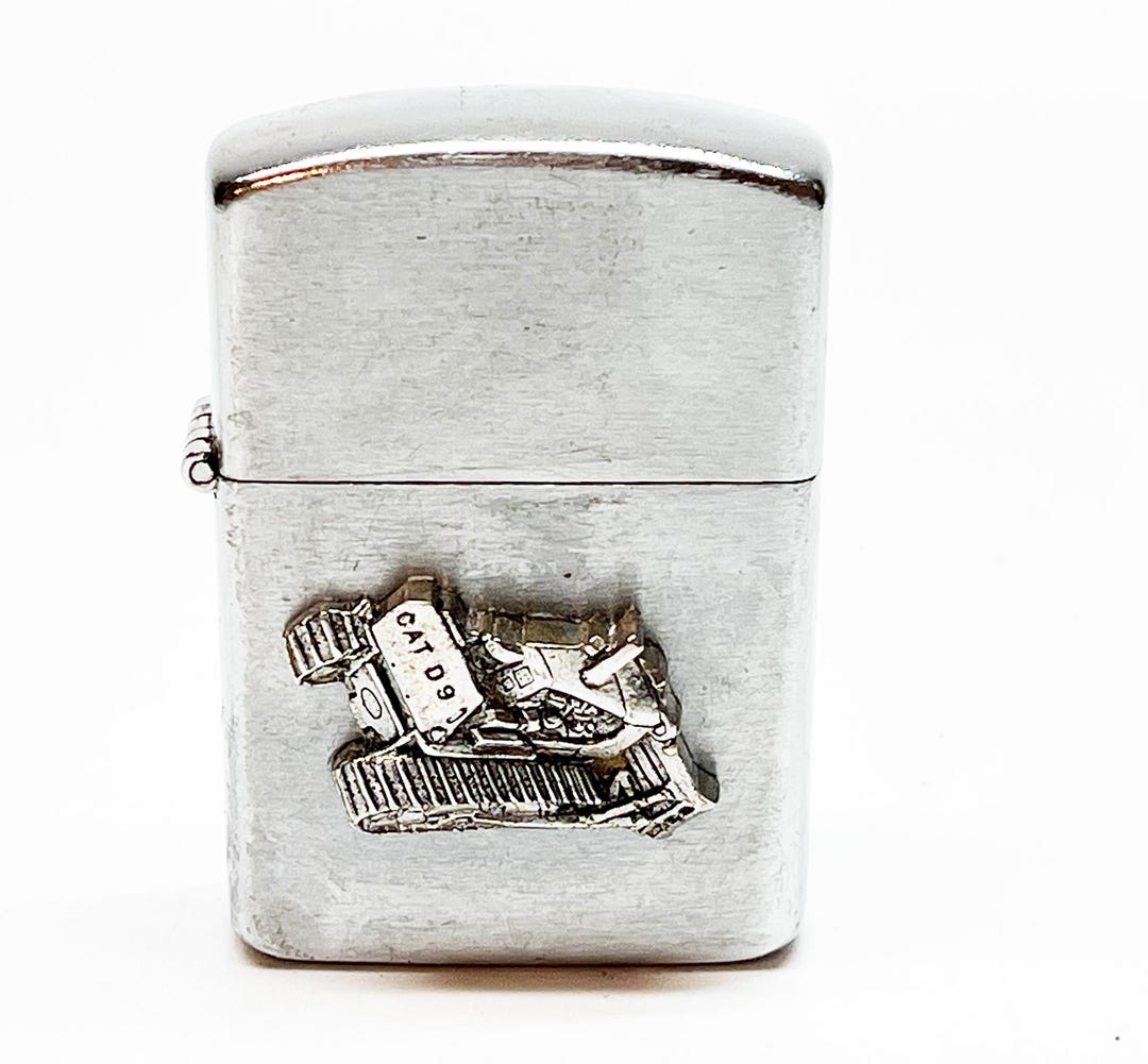 CATERPILLAR D9 TRACTOR LIGHTER Working 1950s Flip Top Rare Vintage Old ...