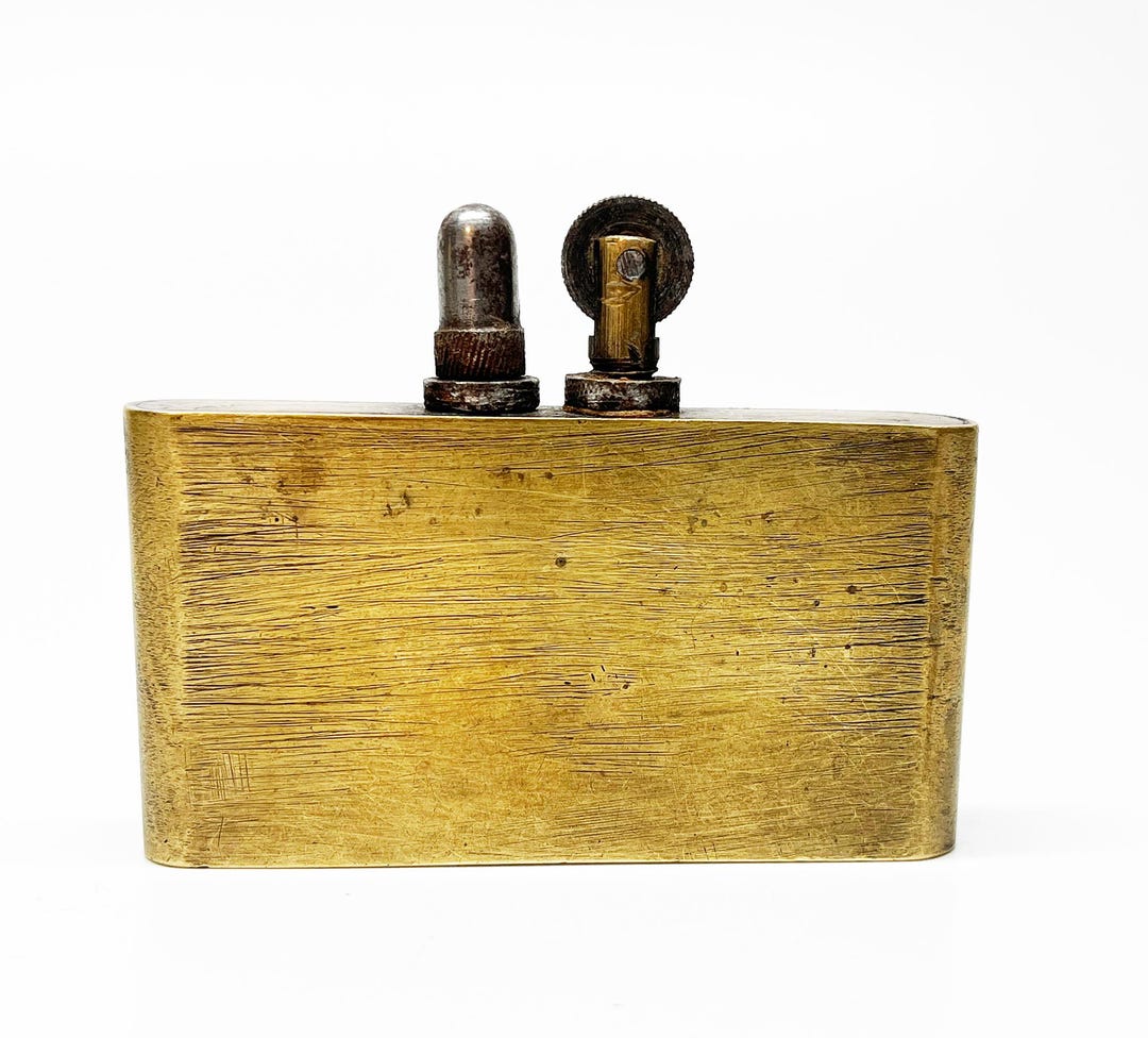 WWI TRENCH LIGHTER Working Rare Vintage Antique Old Trench Art Brass ...