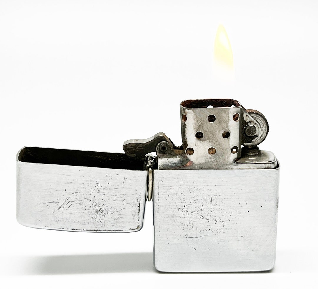 1971 ZIPPO LOSSPROOF Rare Vintage Old Flip Top Refurbished Vintage Old ...