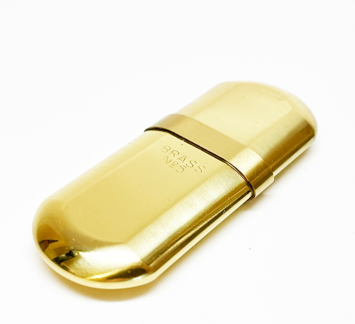 BRASS NO 5 LIGHTER Working Rare Vintage Antique Old Nos Brass Lighter ...