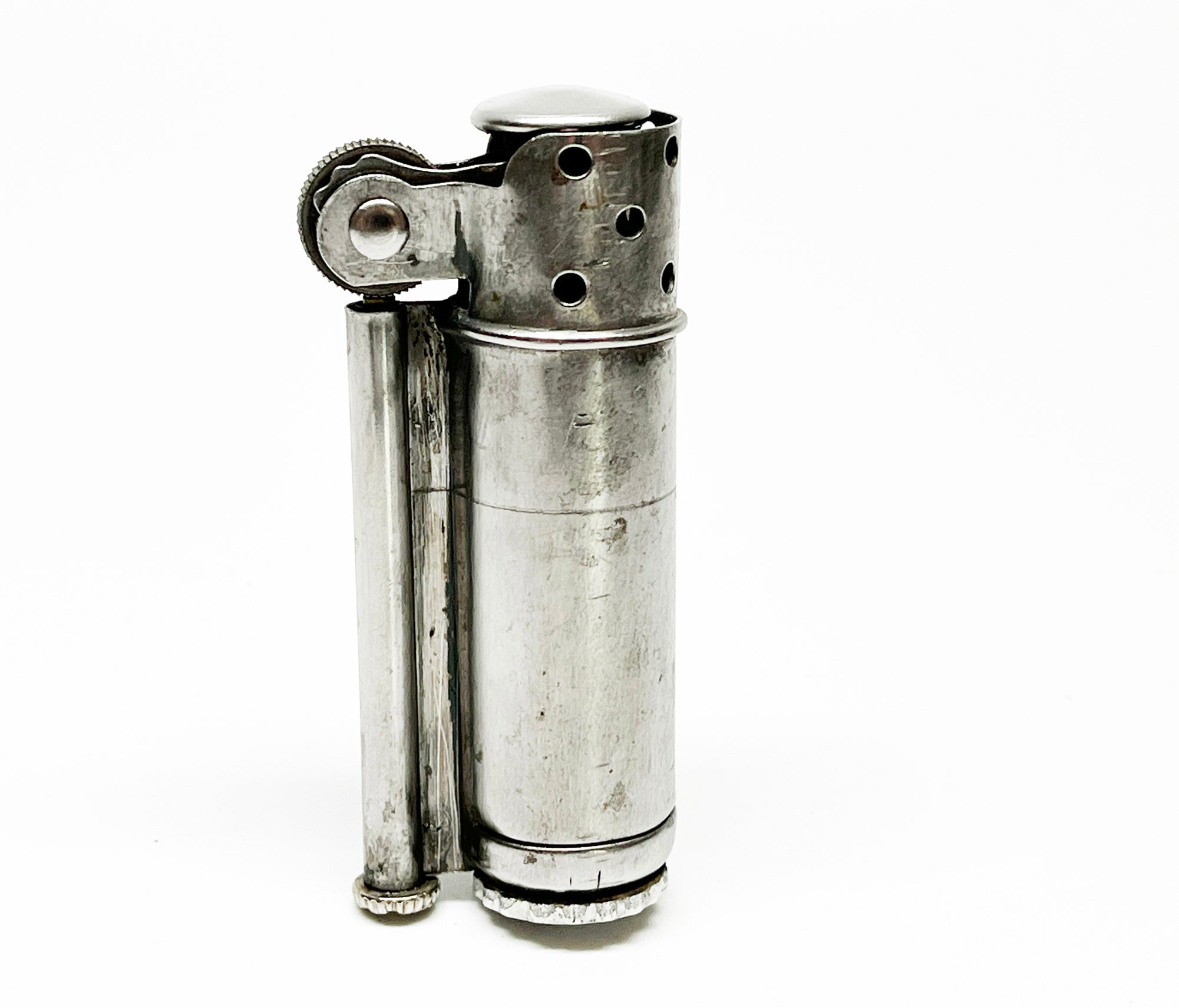 DUNHILL SERVICE LIGHTER Working Military Style Old Antique Vintage ...