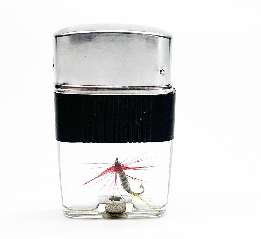 1960s FISHING LIGHTER Working Antique Rare Old Vintage Japanese Fishing ...