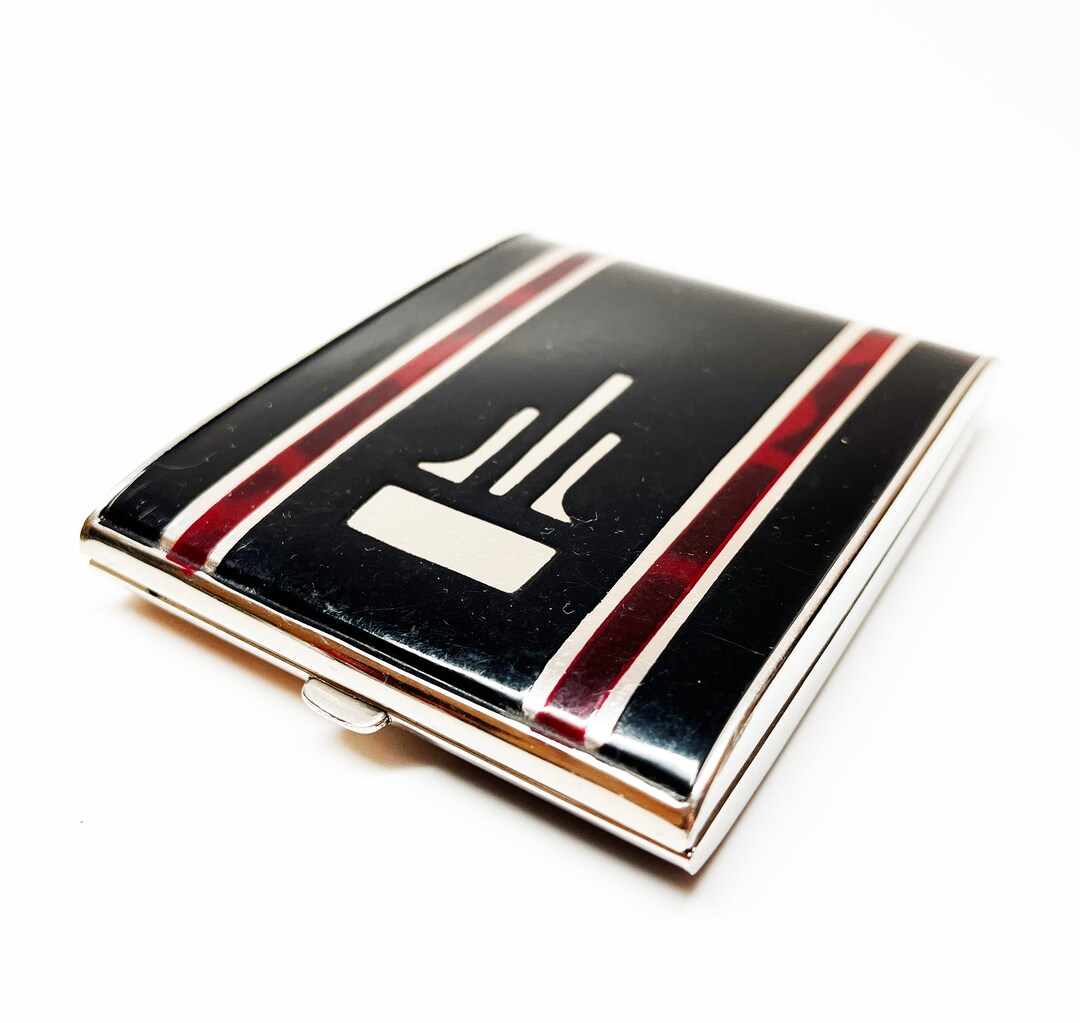 1950s Enameled Cigarette Case Rare Vintage Antique Old Cigarette Case ...