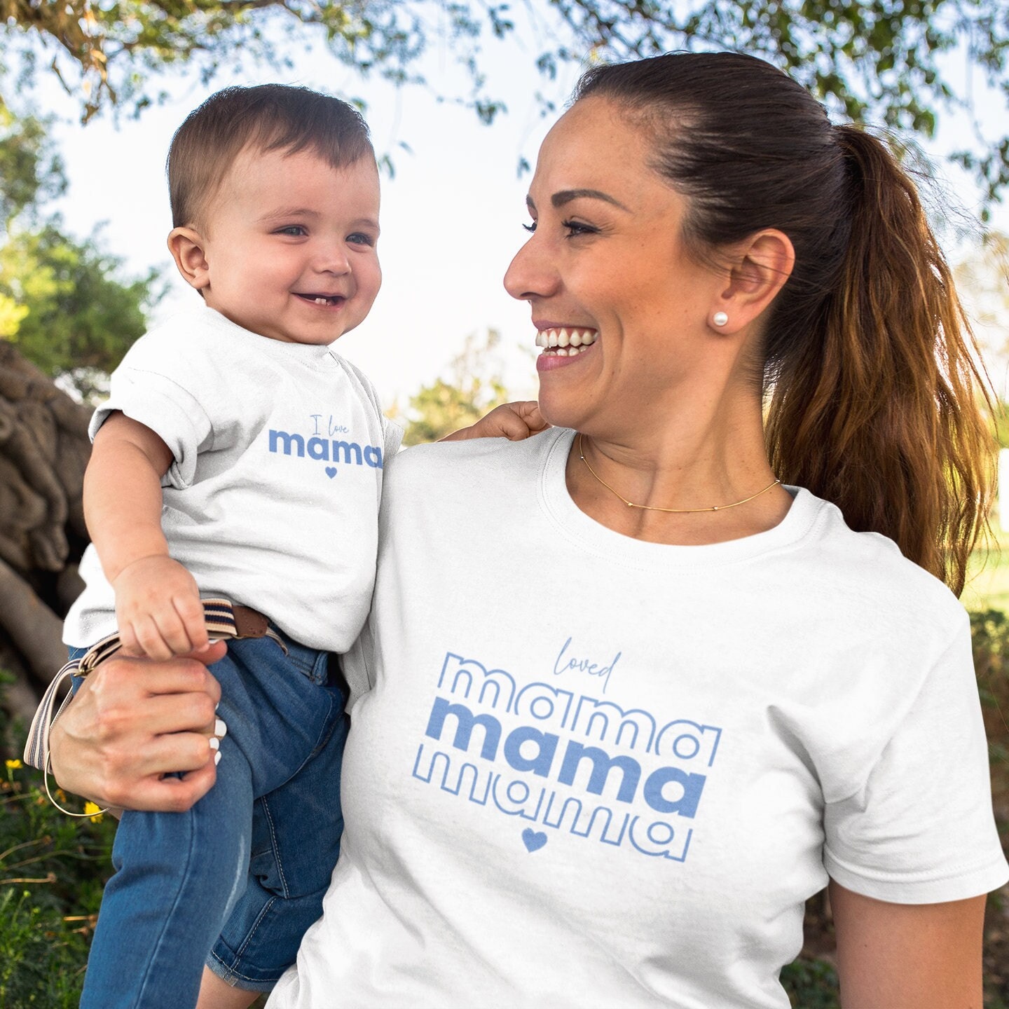 Mama und Sohn Outfit, Set für Mama und Baby, Set für Mama und Sohn ...