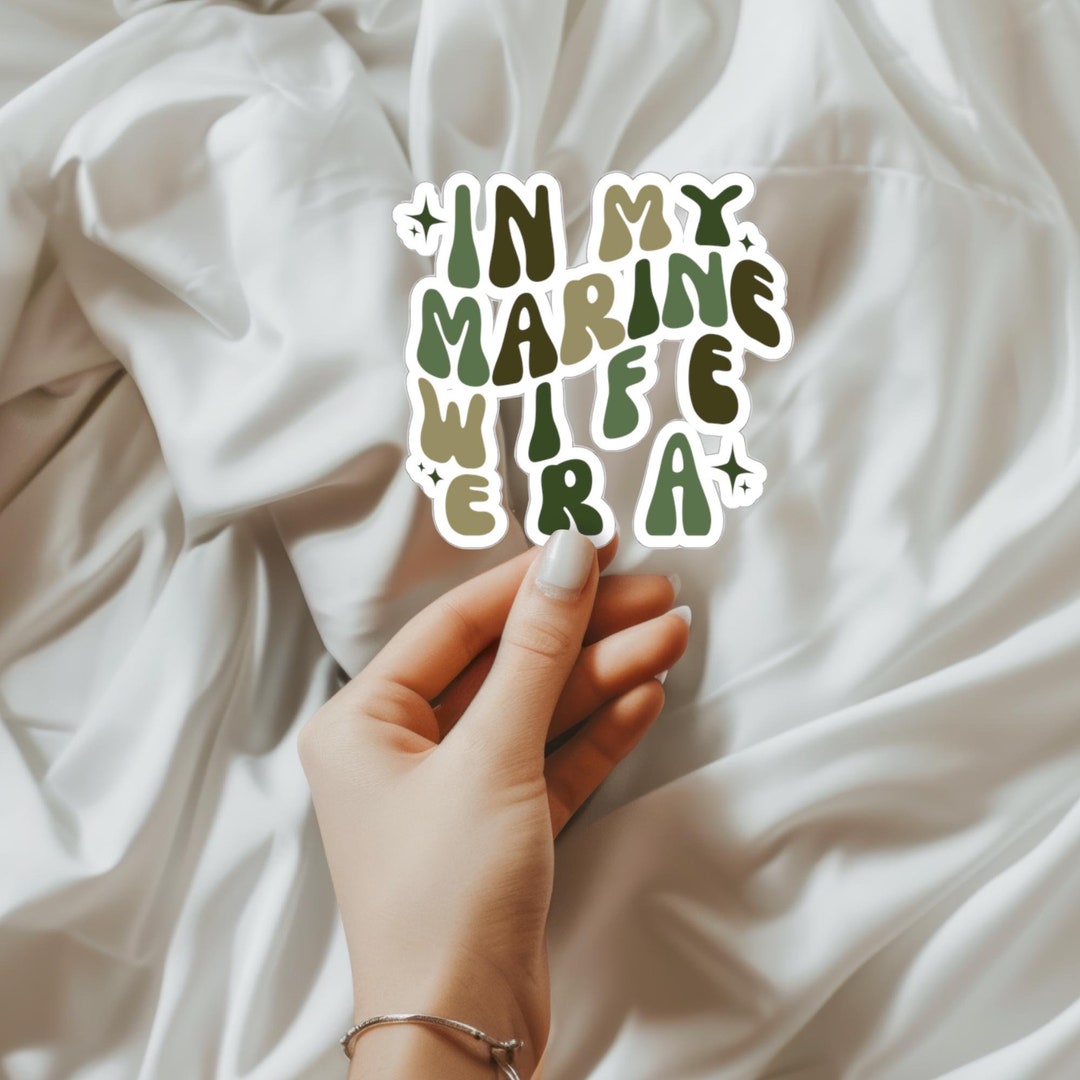 In My Military Wife Era Sticker, Military Spouse Sticker, Military Wife ...