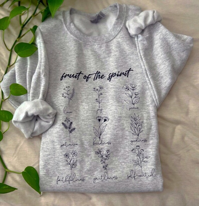 Fruit of the Spirit Crew-neck Sweatshirt - Etsy