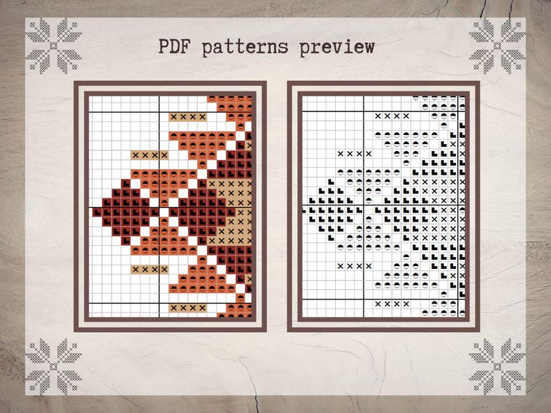 Aztec Cross Stitch Pattern PDF Instant Download, Ethnic Geometric ...
