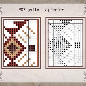 Aztec Cross Stitch Pattern PDF Instant Download, Ethnic Geometric ...